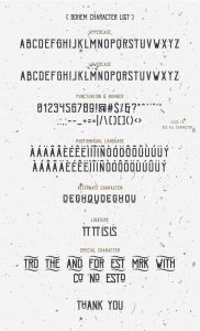 Bohem Press Free Vintage Font - Pixlov